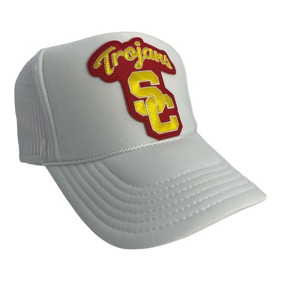 OTTO | Accessories | New Vintage Style Usc Trojans White Trucker Hat Cap Adult West Coast Big ...